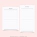 Note Pack Printable Planner Bundle 11 Blank Ruled Dot Grid - Etsy
