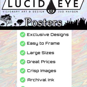 Turtle Island Poster Surreal Psychedelic Pattern Artwork Ocean ...