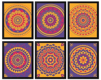 Mandala wall art | Etsy