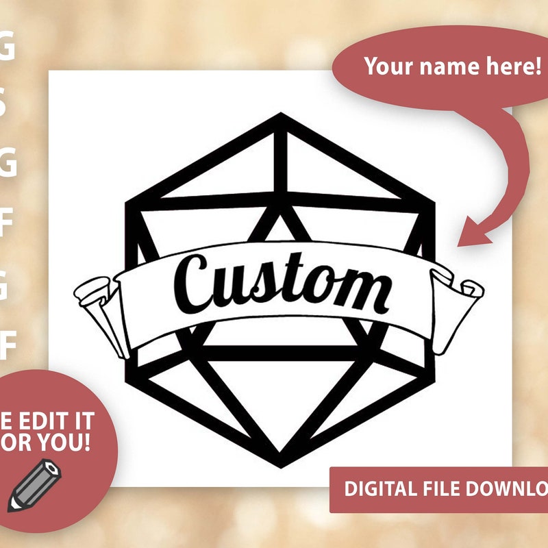 D20 Svg Cuts File - Etsy