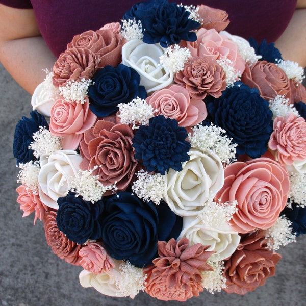 Rose Gold Bouquet - Etsy