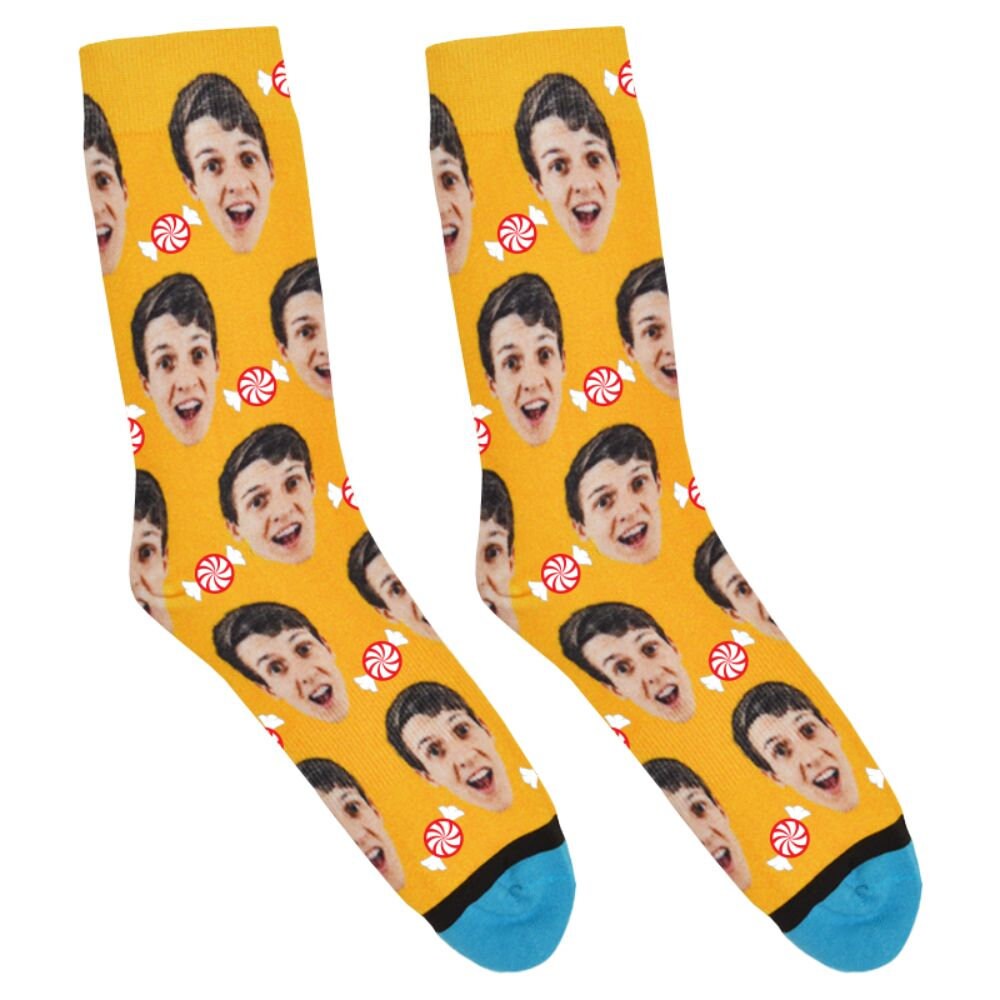 Divvyup Socks - Custom Christmas Candy Socks - Etsy