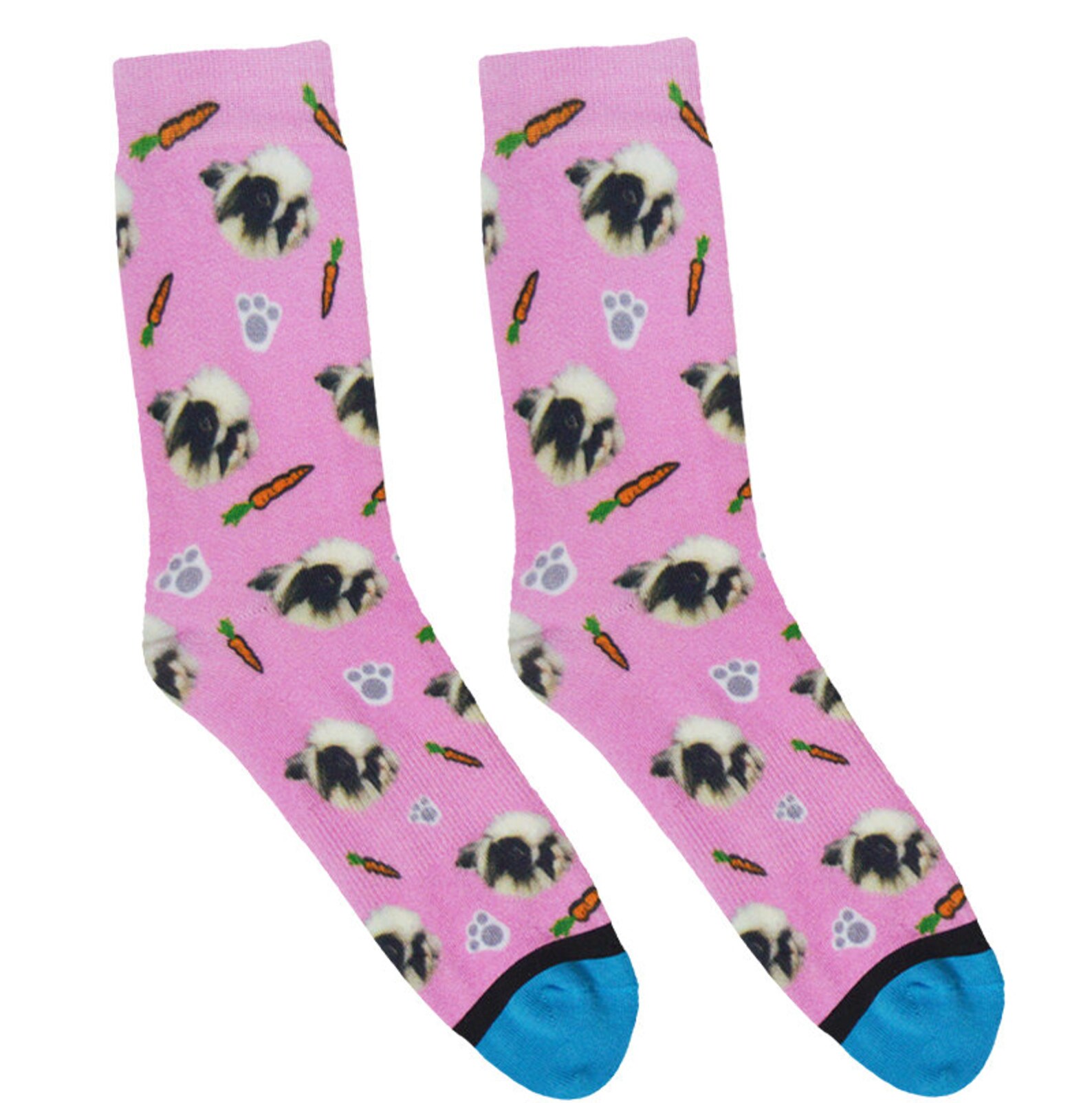 Divvyup Socks - Custom Bunny Socks - Put Your Bunny on Socks - Etsy