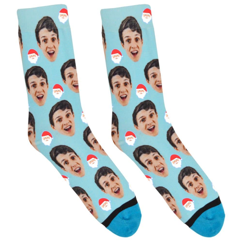 DivvyUp Socks Custom Santa Claus Socks | Etsy