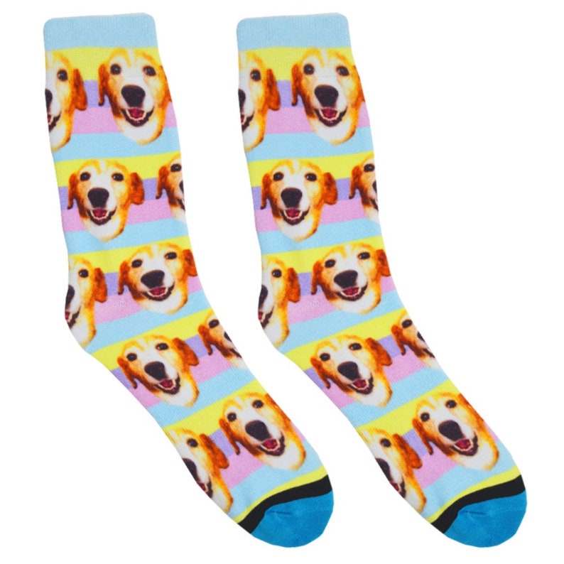 Divvyup Socks - Custom Easter Stripe Socks - Put Your Face on a Sock ...