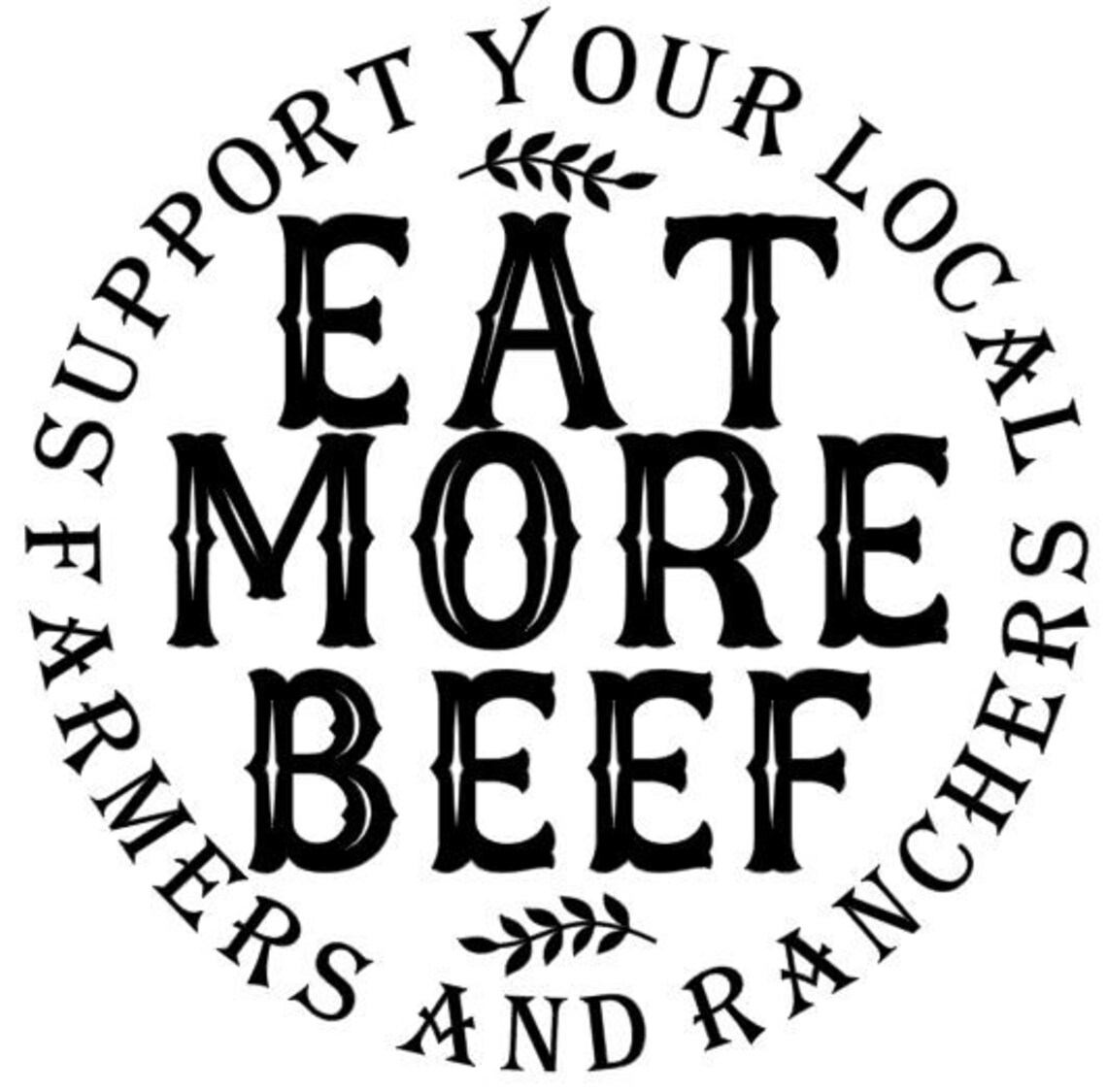 Eat More Beef SVG | Etsy