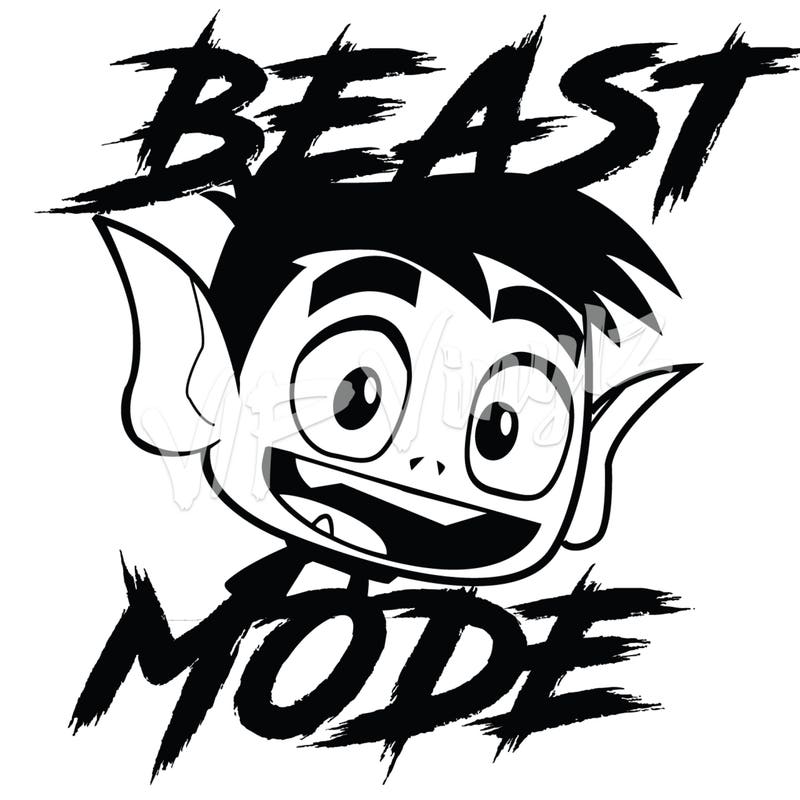 Beast Mode Decal - Etsy