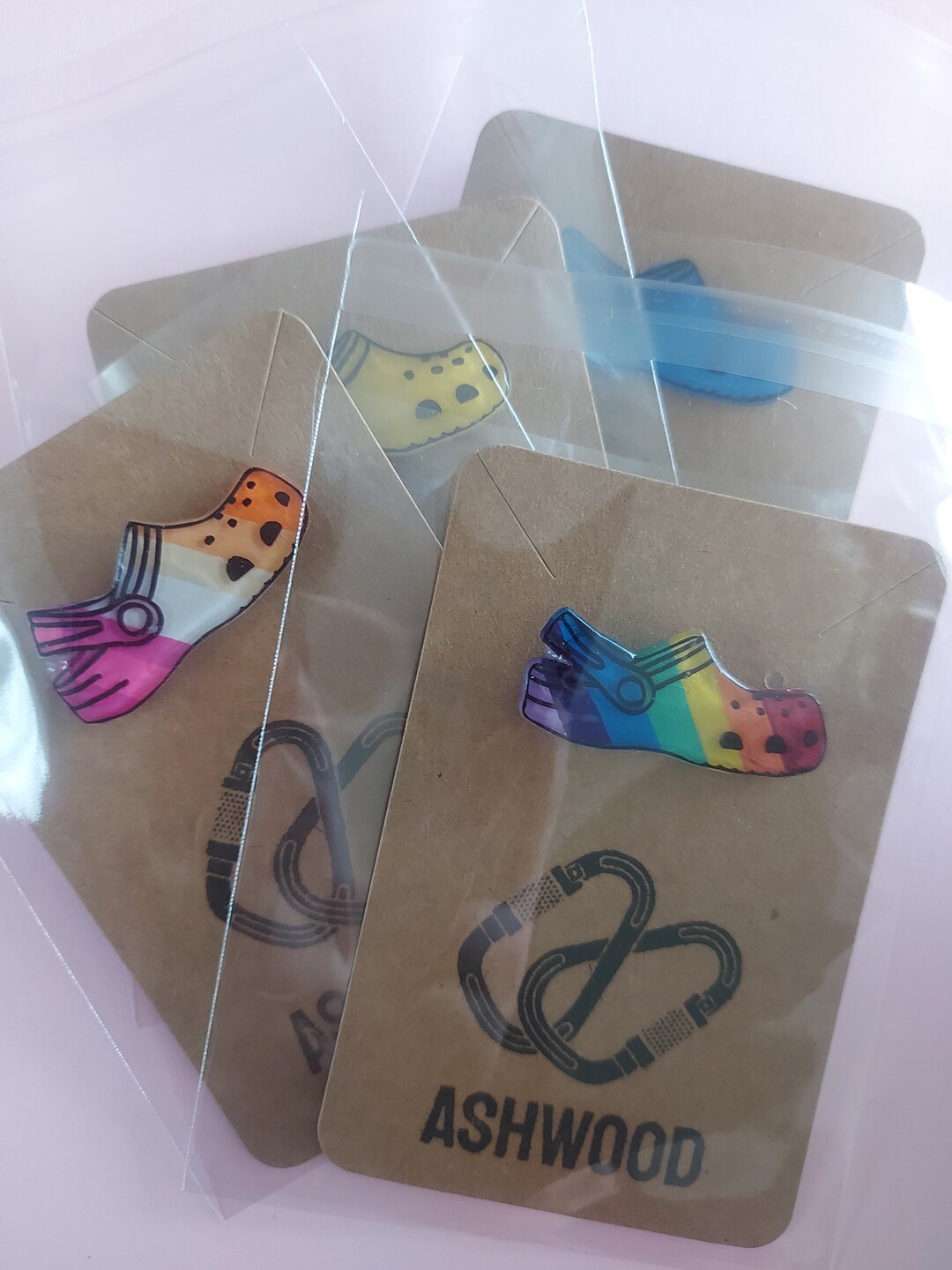 Croc Lgbt Pin Badge Customisation of Flag - Etsy