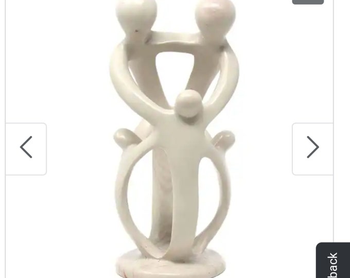 African Soapstone Figurine Family Tree Carved Sculpture Kenya 8 - Etsy