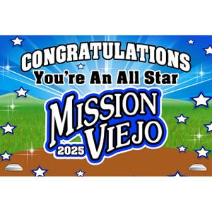 All Star Lawn Sign Custom Shapes - Softball / Baseball / All Sports ...
