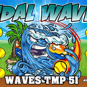 Tidal Waves - Tsunamis - Riptide - Surf Softball Banners, Printed Vinyl ...