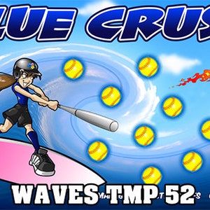 Tidal Waves - Tsunamis - Riptide - Surf Softball Banners, Printed Vinyl Banner. 3-5 Bus. Days ...