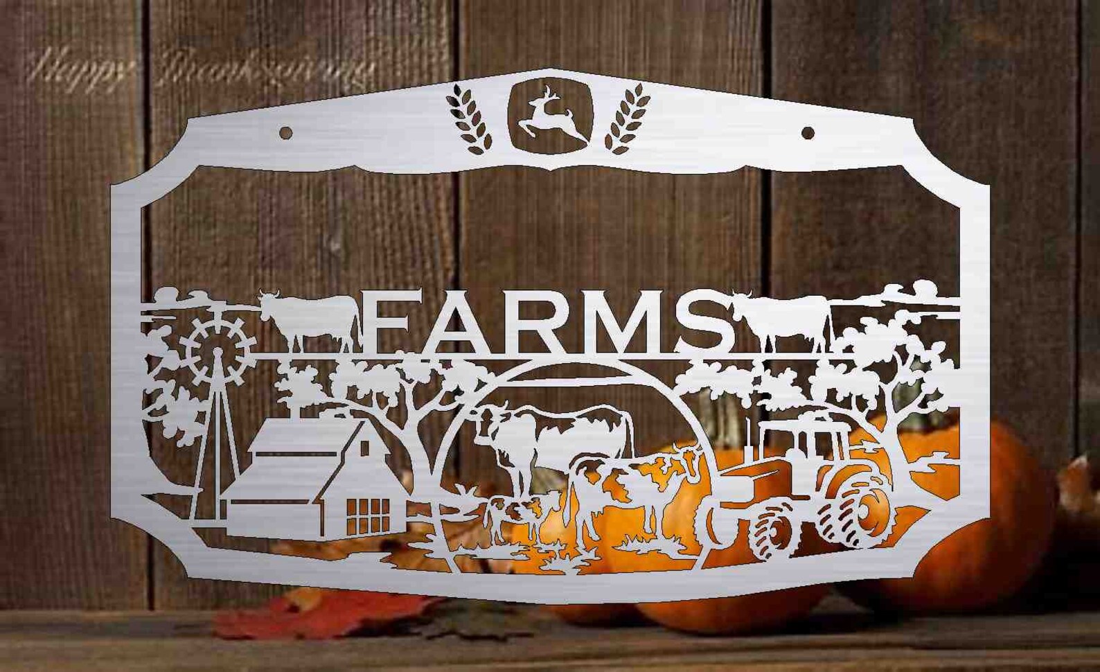 3ft Metal Sign With Barn Customized With Your Name 30375 - Etsy
