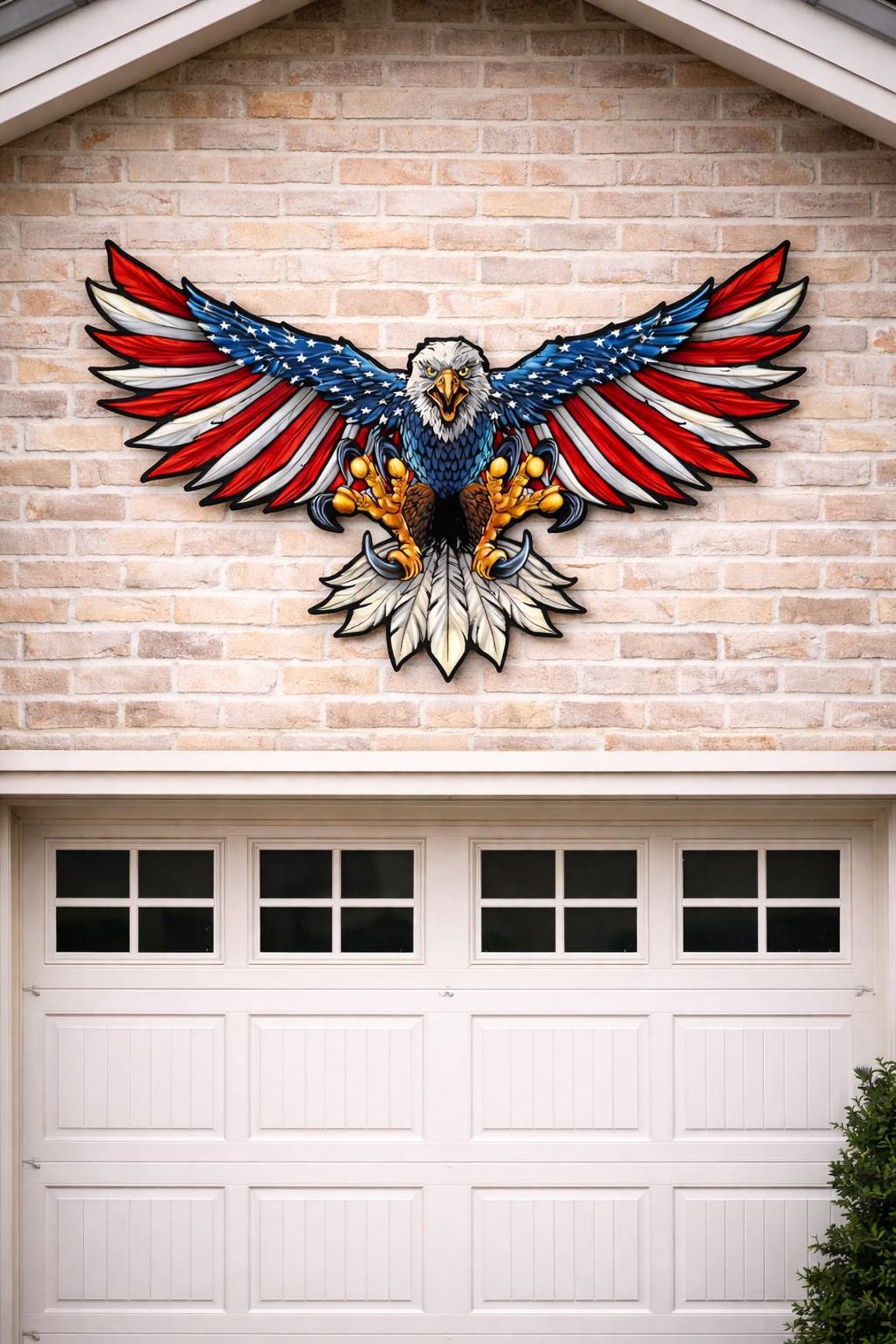 Eagle Flag Metal Sign Exterior or Interior - Etsy