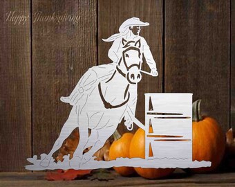 Barrel Racer Metal Wall Art - Etsy