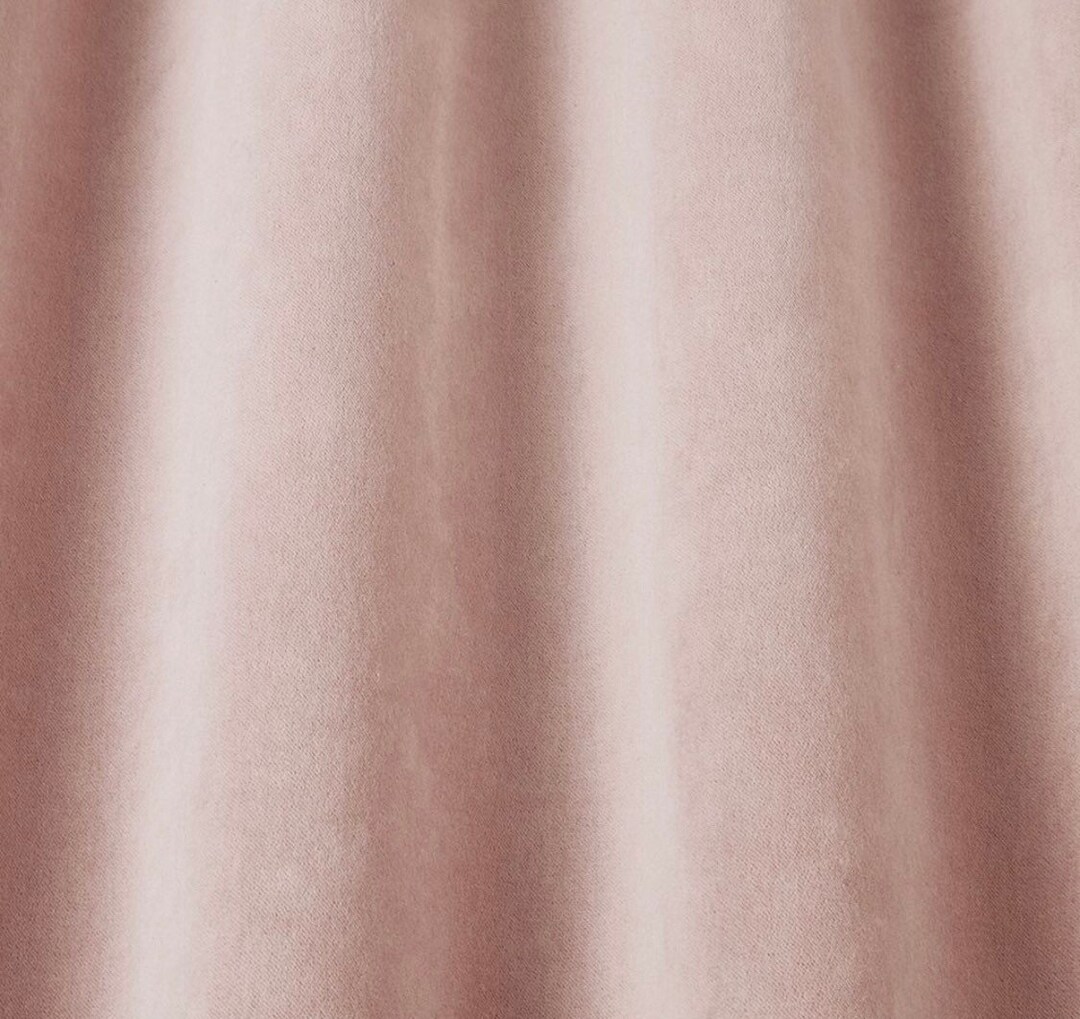 Dusky Pink Velvet Upholstery Fabric, Made From Recycled and Sustainable ...