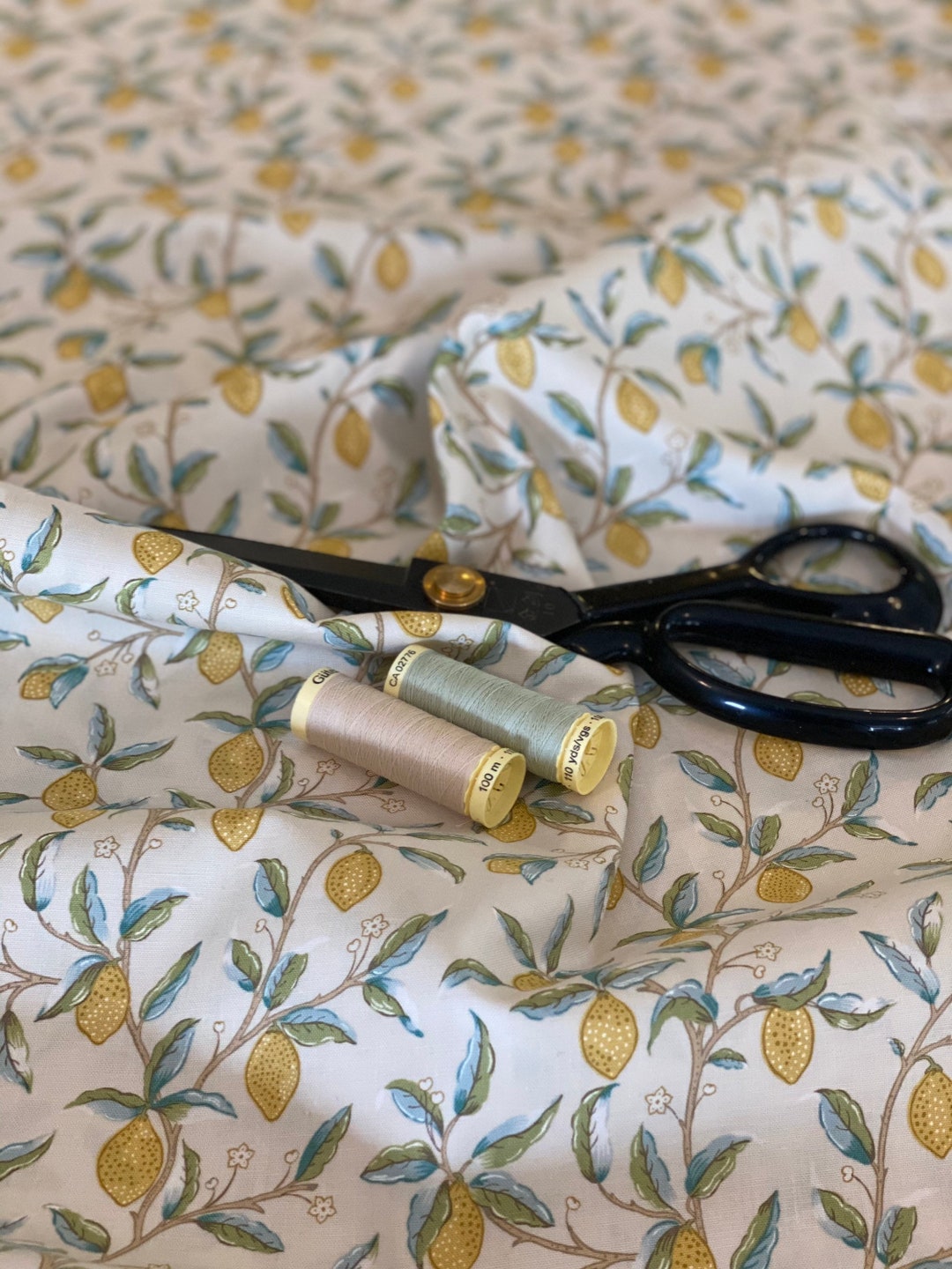 William Morris Fabric, Lemon Tree Fabric, Orkney, Fabric Sold by the ...