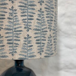 Blue Fern Leaf Lampshade, Lighting, Lamp Shade - Etsy