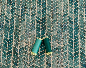 Teal Upholstery Fabric - Etsy