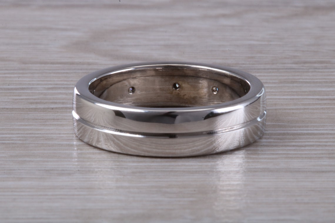 Heavy and Chunky 6 Mm Wide Wedding Band Set With Three - Etsy