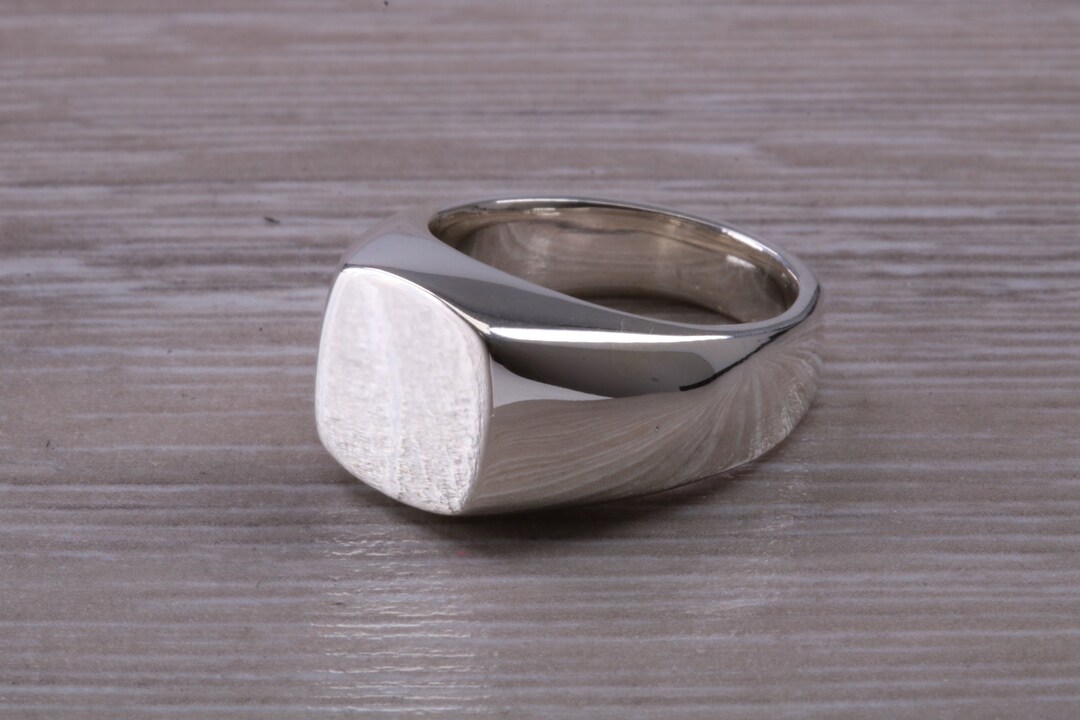 Gents Very Heavy and Chunky Signet Ring, Very Weighty Feel - Etsy