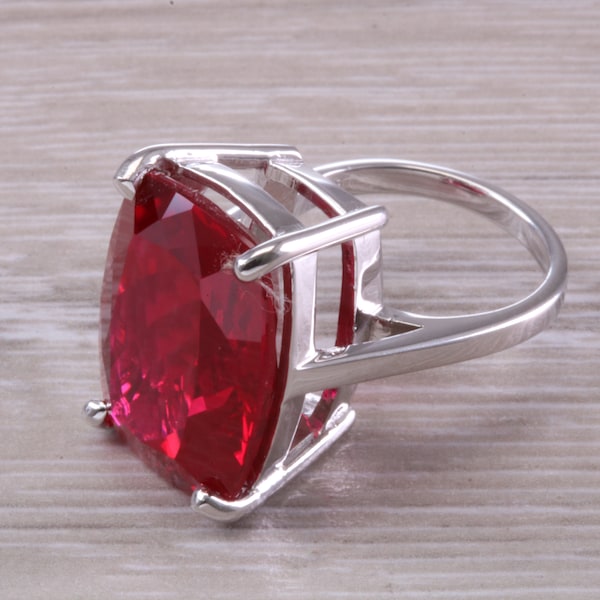 Large Ruby Ring - Etsy