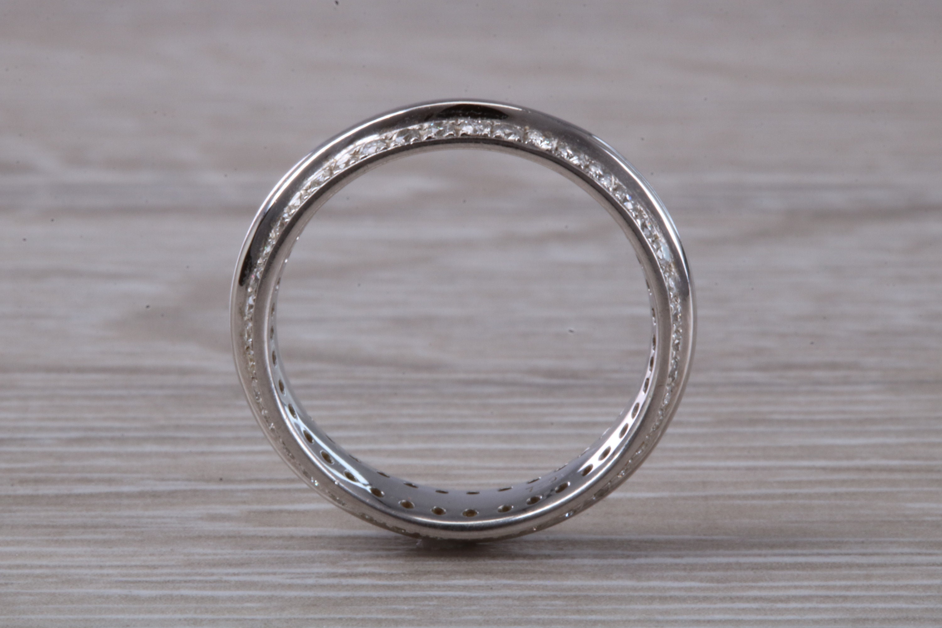Very Dressy Double Full Circle Diamond Set Band - Etsy