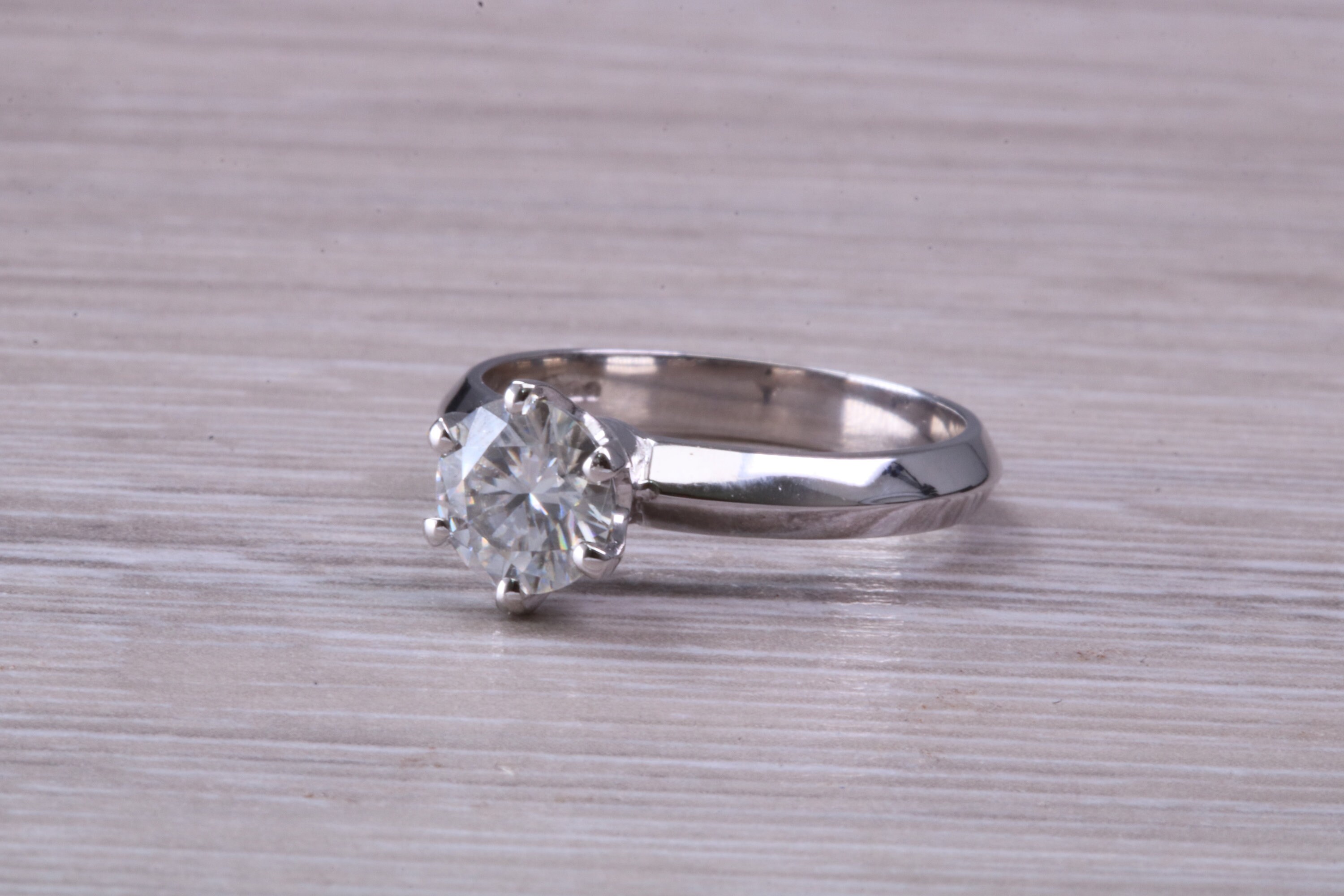 One Carat Diamond Solitaire Certified Round Diamond - Etsy UK