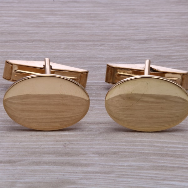 Solid Gold Cufflinks - Etsy