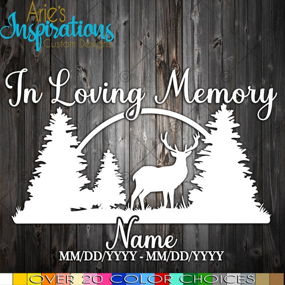 Car Parts & Accessories Electronics & Accessories In Loving Memory Deer ...