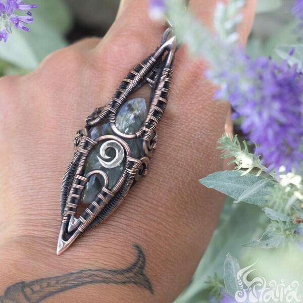 Wire Wrapped Pendant - Etsy