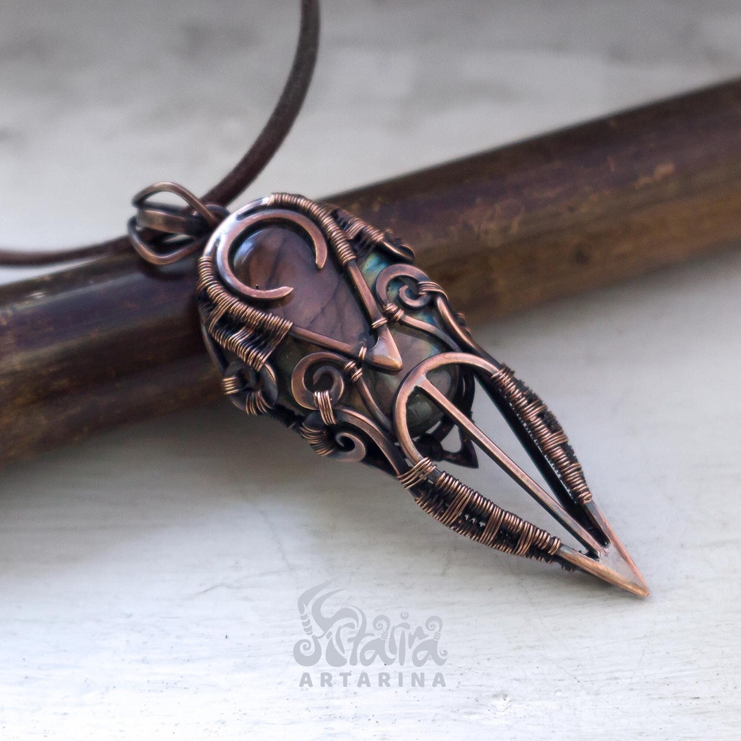 Dungeon Master Robe Necklace. Magick Amulet Sacred Labradorite Jewelry ...