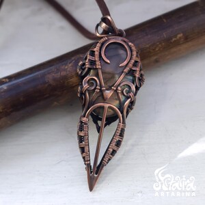 Dungeon Master Robe Necklace. Magick Amulet Sacred Labradorite Jewelry ...