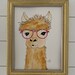 Original Llama Watercolor Painting - Etsy