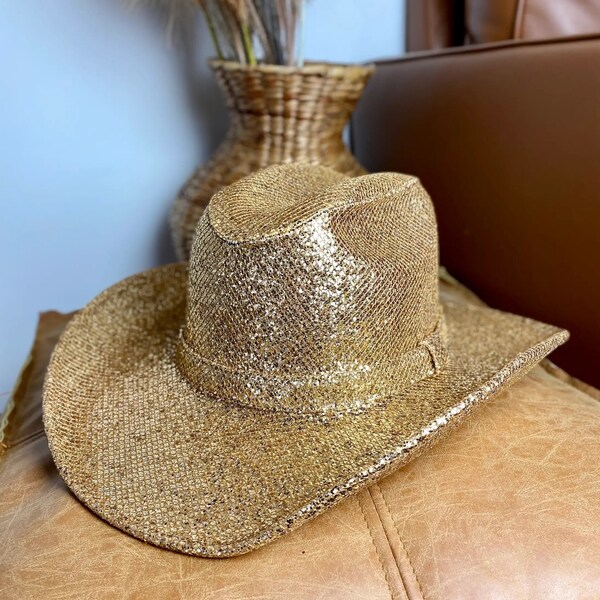 Glitter Cowboy Hat - Etsy