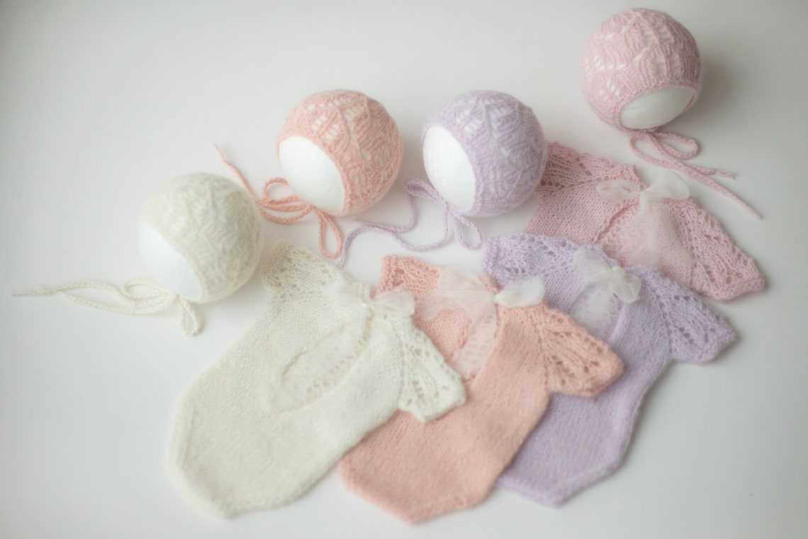 Newborn Photoshoot Set Girl Newborn Photo Outfit Girl | Etsy