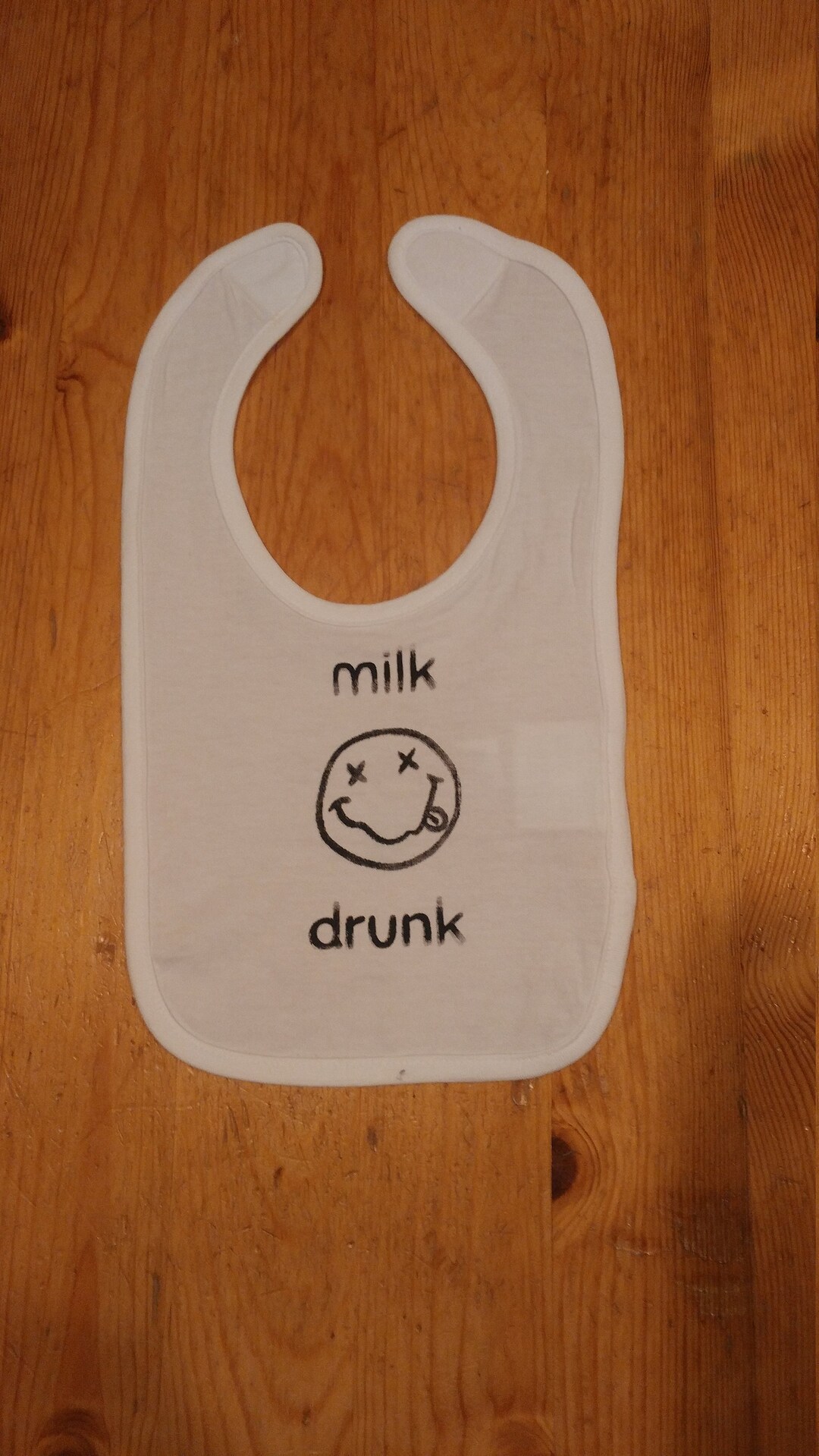 Milk Drunk Baby Bib - Etsy UK