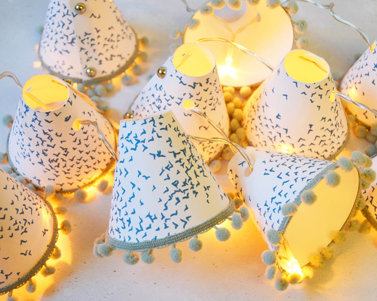 Starlings Teal Fairy Lights - Etsy