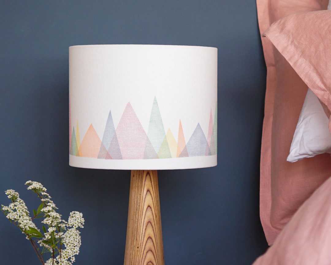 Colourful Mountains Lampshade for Table Lamp - Etsy