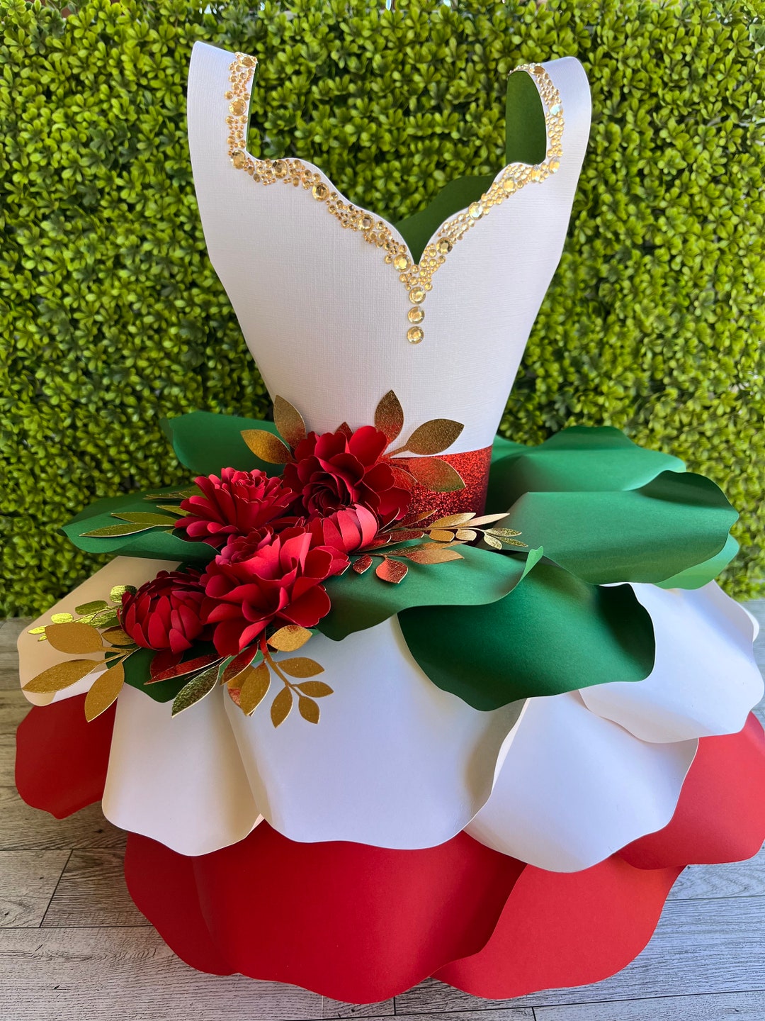 Dress Top Template 1 | Paper Dress - Etsy