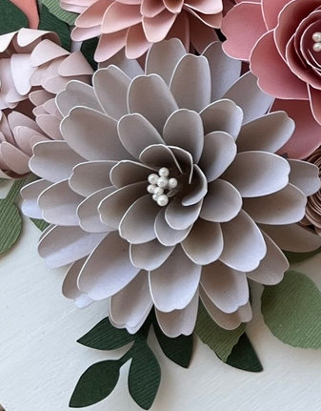 Flower Template | Paper Flower | Mia Flower - Etsy