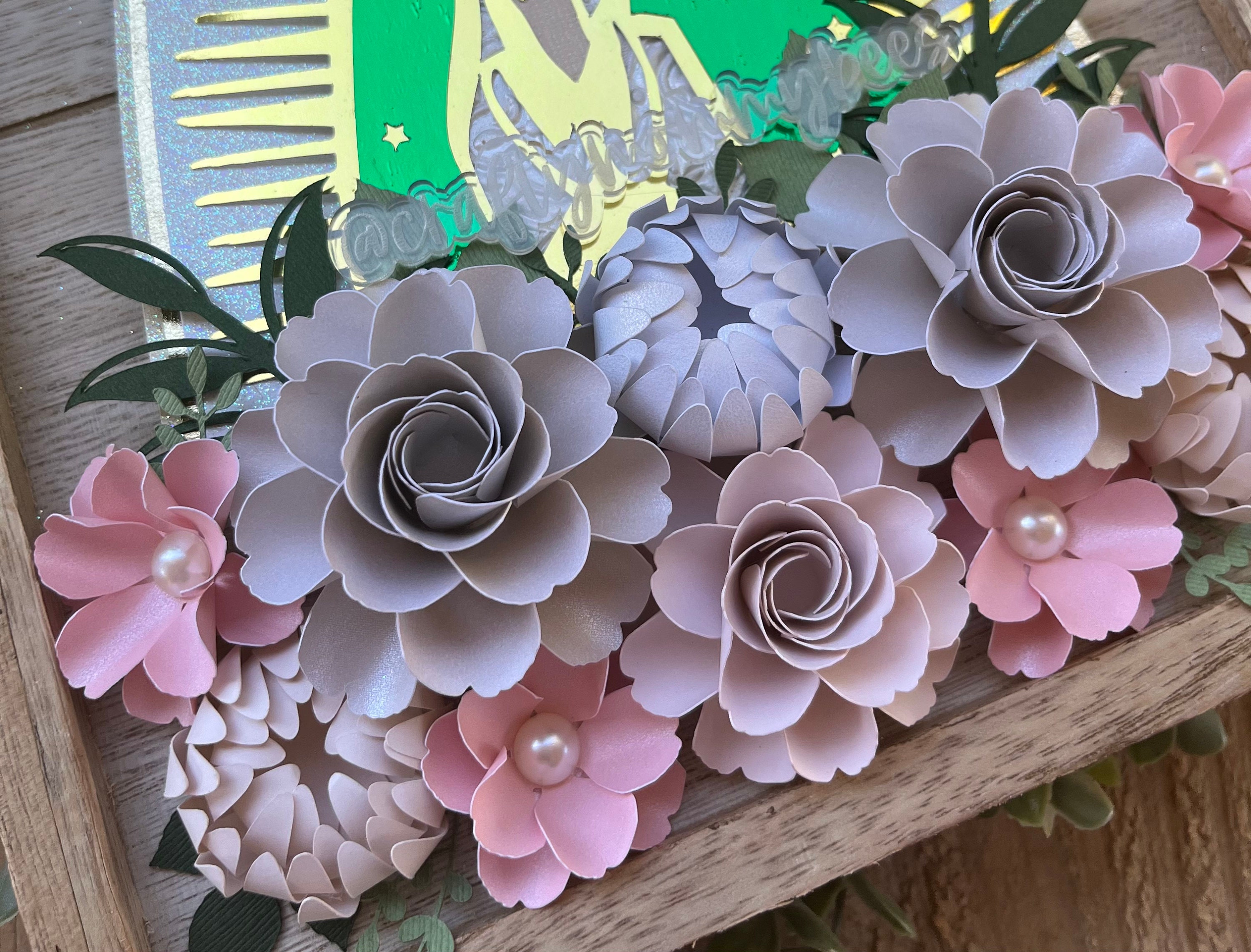 CMB Flower Template Flower Template Paper Flowers - Etsy