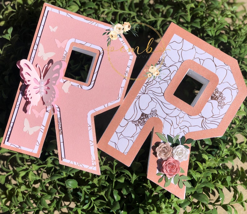 3D Paper Letter Paper Letter Handmade Letter Wall Decor | Etsy