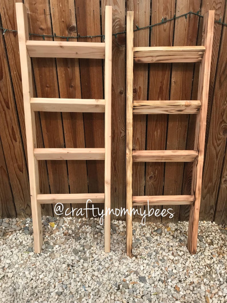 Rustic Blanket Ladder | Etsy
