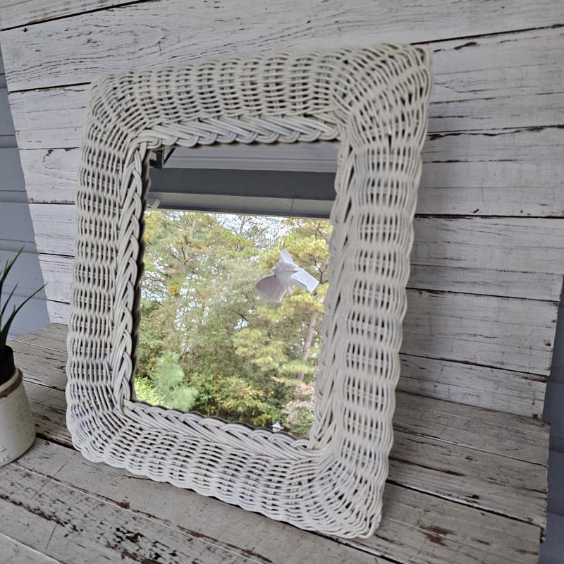 Wicker Mirror - Etsy