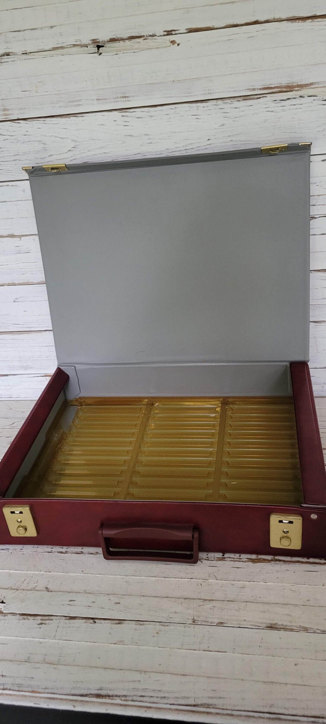 Vintage Cassette Carrying Case Red Pleather Cassette Case - Etsy