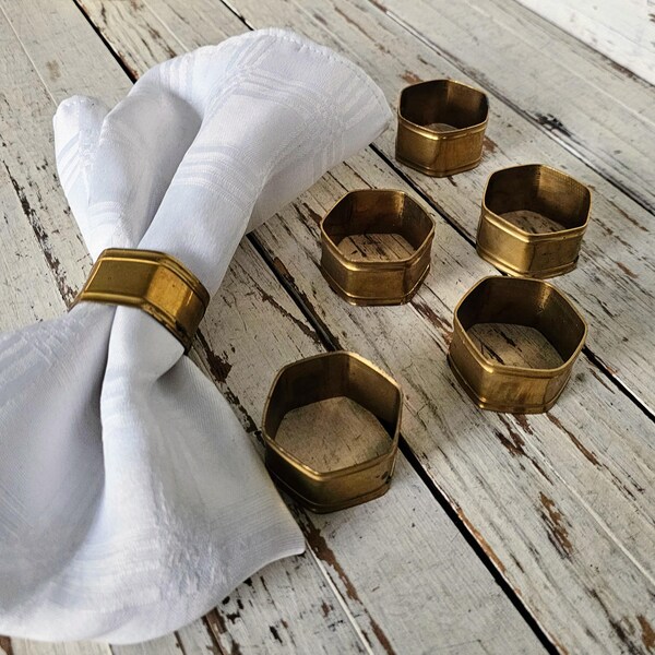Metal Napkin Rings - Etsy