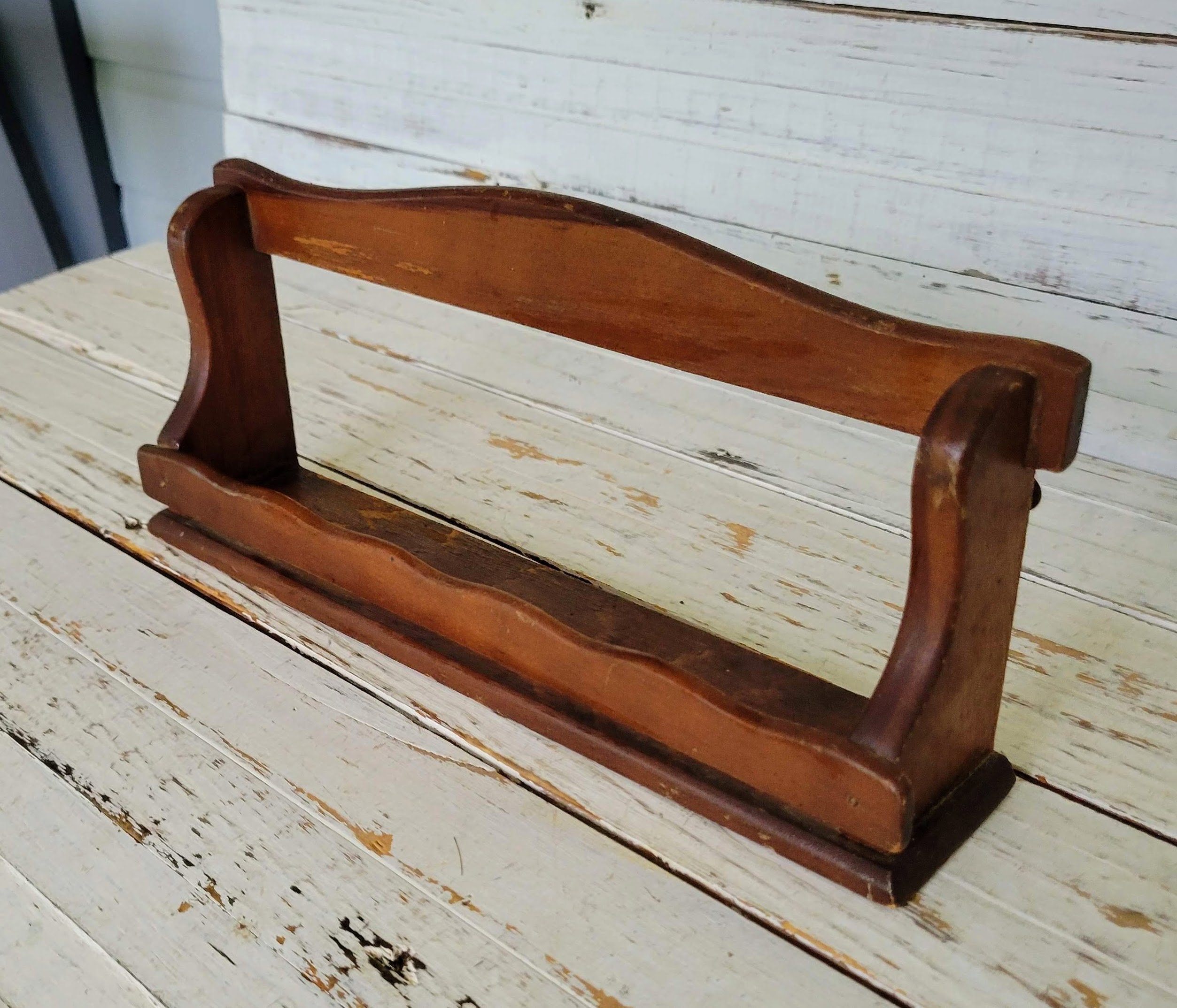 Small Wooden Spice Rack Vintage Spice Rack Kitchen Decor - Etsy