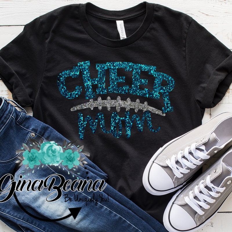 Glitter Cheer Shirt - Etsy