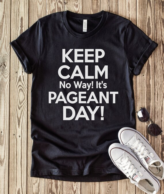 Personalized Pageant Day Shirts Pageant Mom Pageant Gear | Etsy